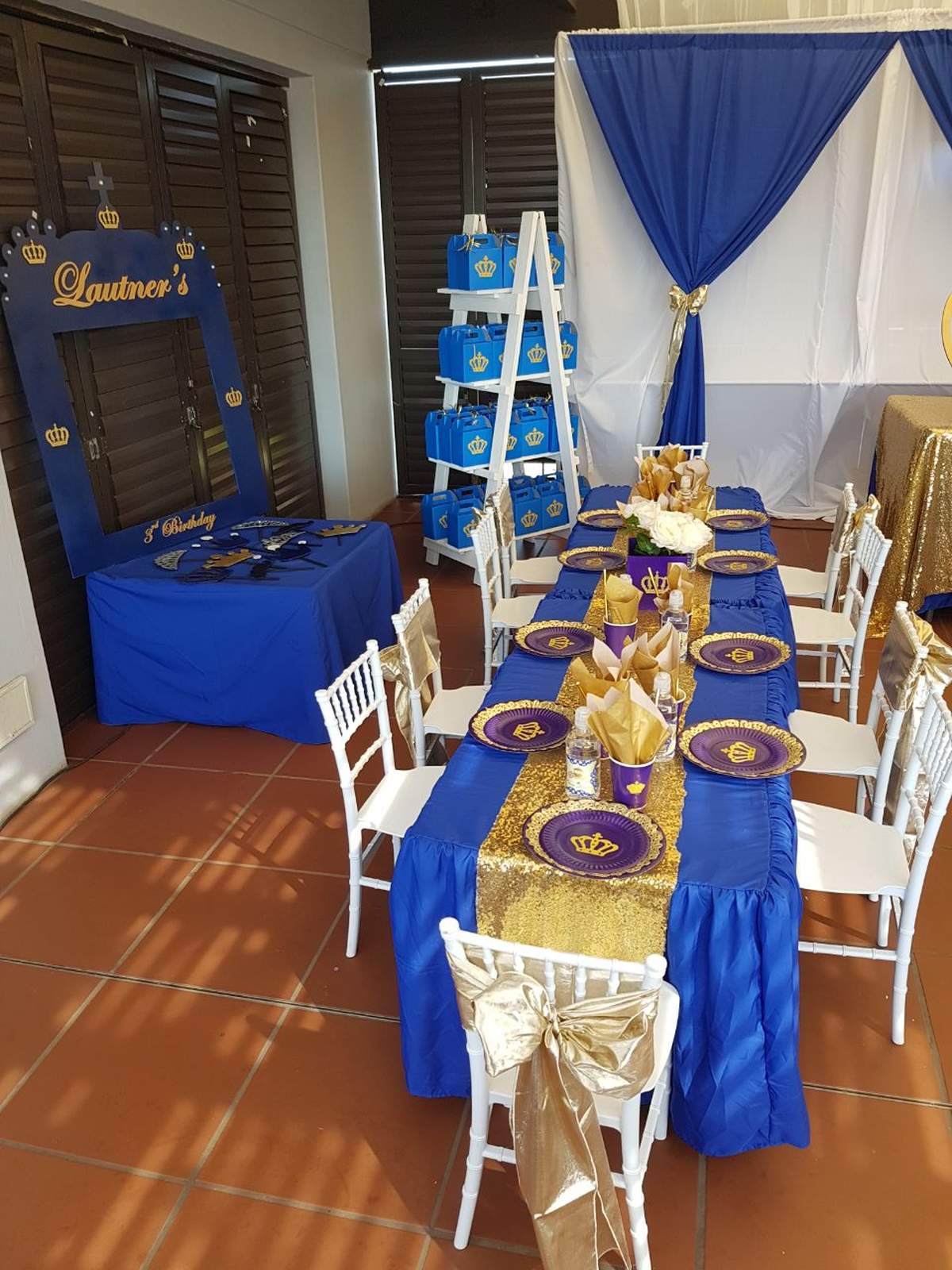 Crown- Royal Prince Birthday Party Ideas | Photo 1 of 43 | Catch My Party