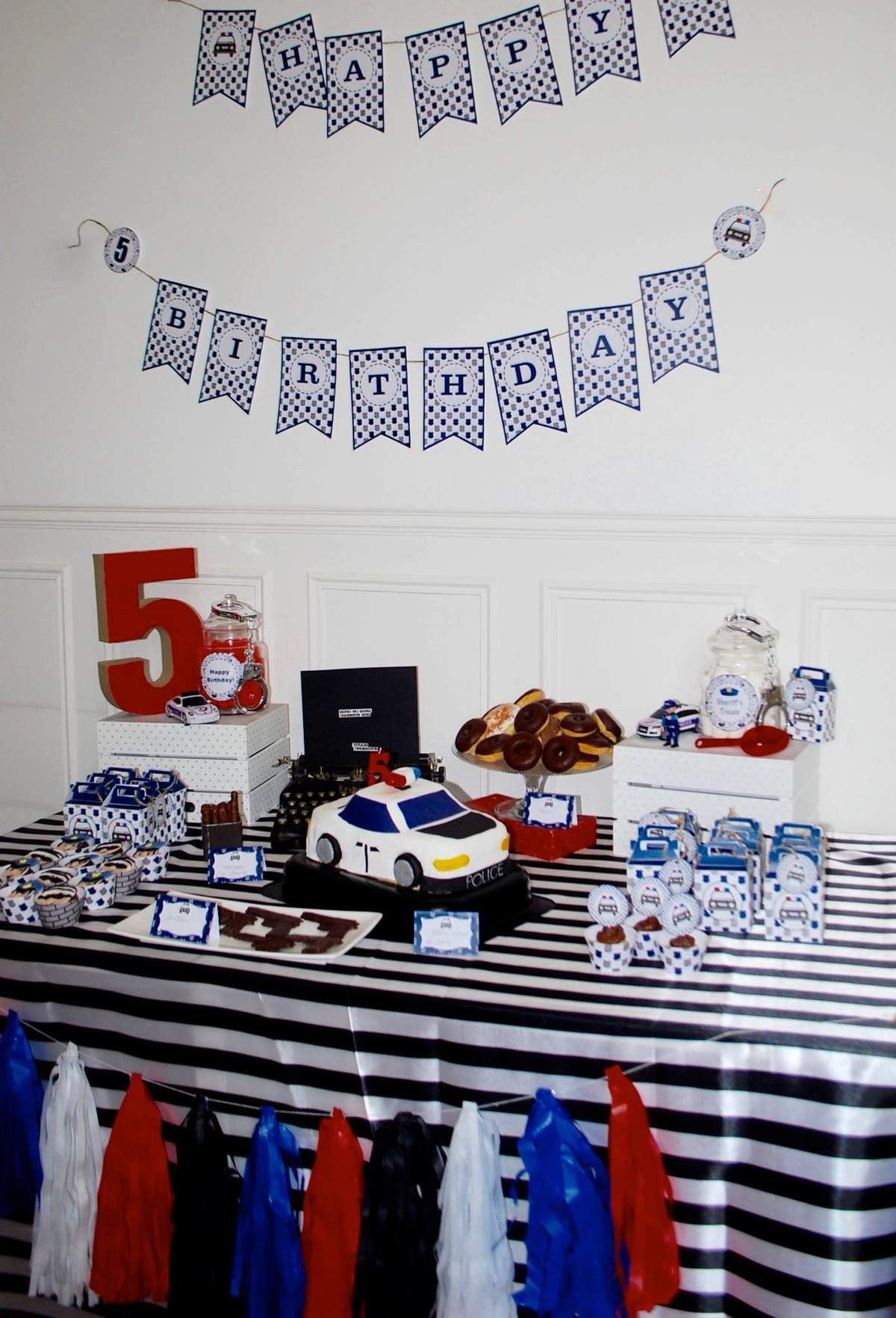Police party Birthday Party Ideas | Photo 1 of 18 | Catch My Party