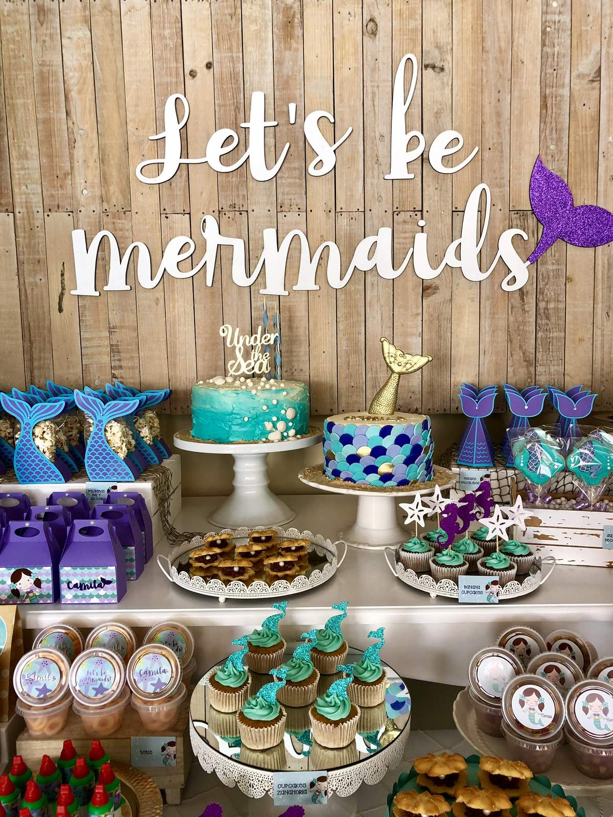 MERMAIDS Birthday Party Ideas | Photo 7 of 32 | Catch My Party