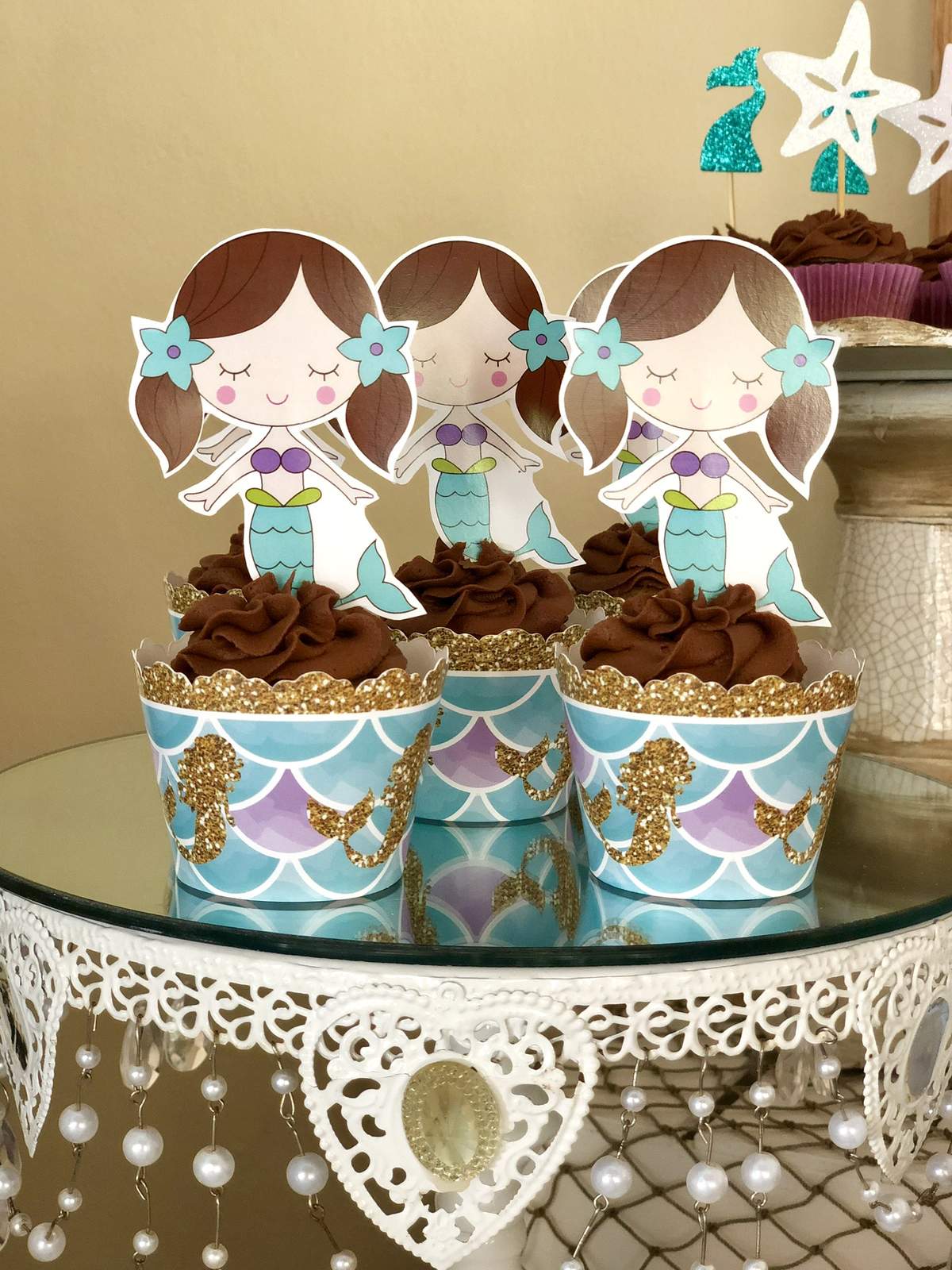 MERMAIDS Birthday Party Ideas | Photo 7 of 32 | Catch My Party