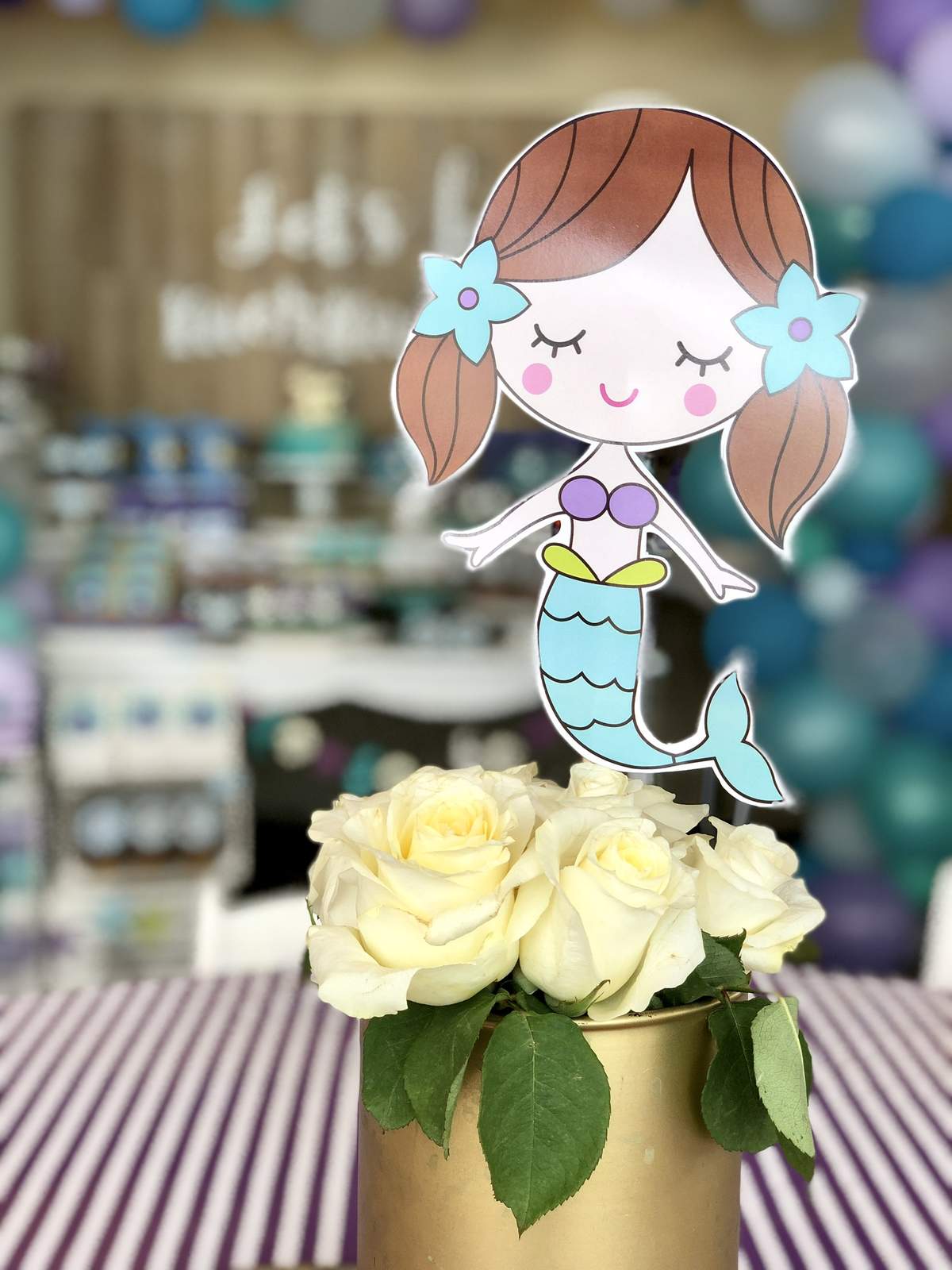 MERMAIDS Birthday Party Ideas | Photo 7 of 32 | Catch My Party