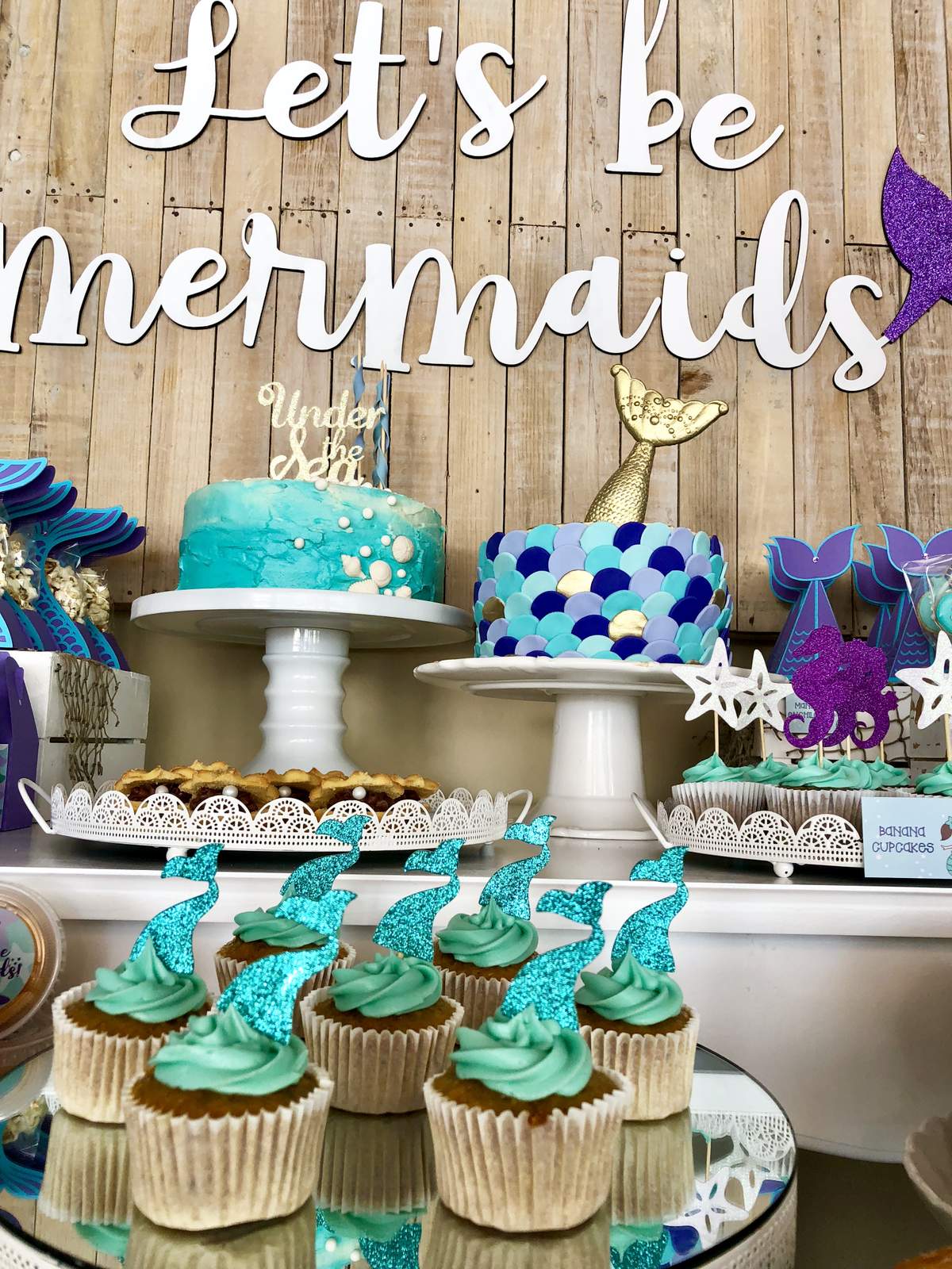 MERMAIDS Birthday Party Ideas | Photo 7 of 32 | Catch My Party