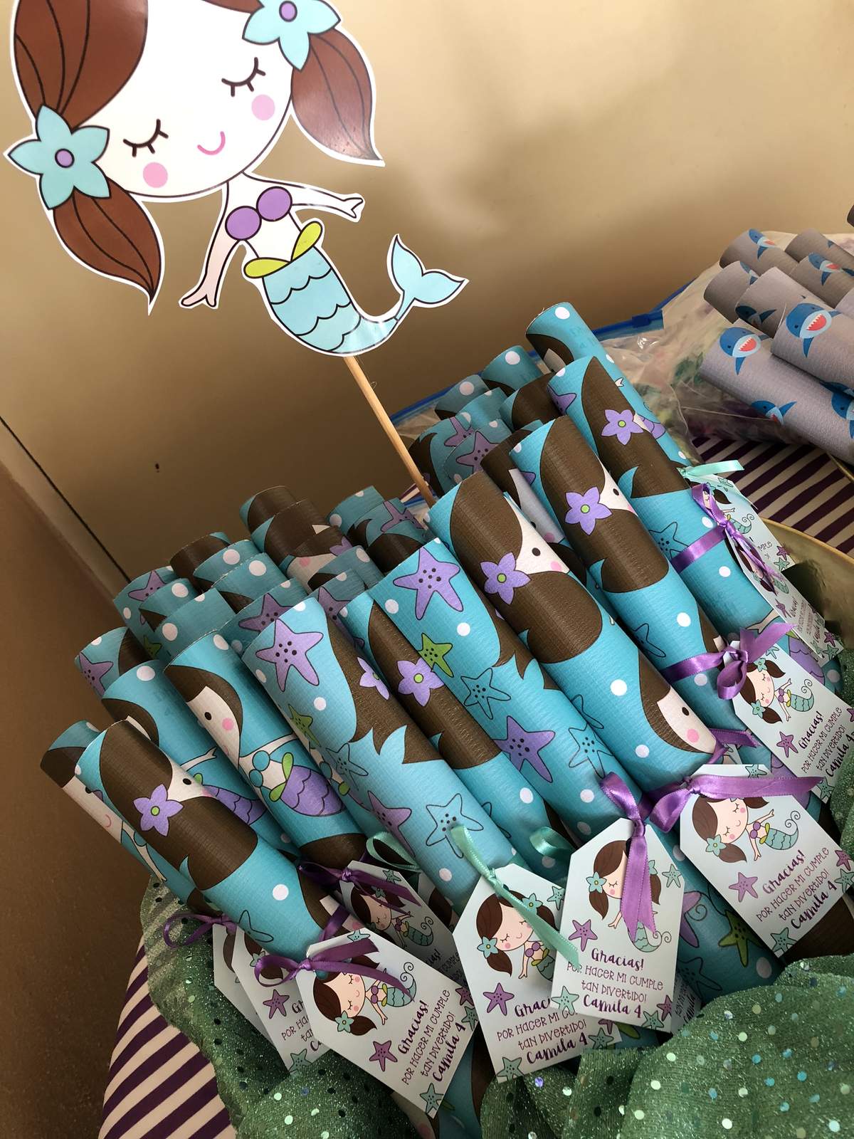 MERMAIDS Birthday Party Ideas | Photo 7 of 32 | Catch My Party