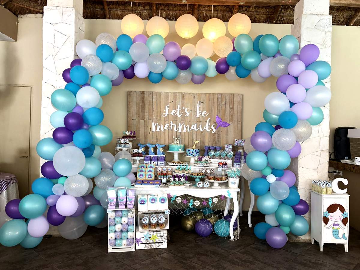 MERMAIDS Birthday Party Ideas | Photo 7 of 32 | Catch My Party