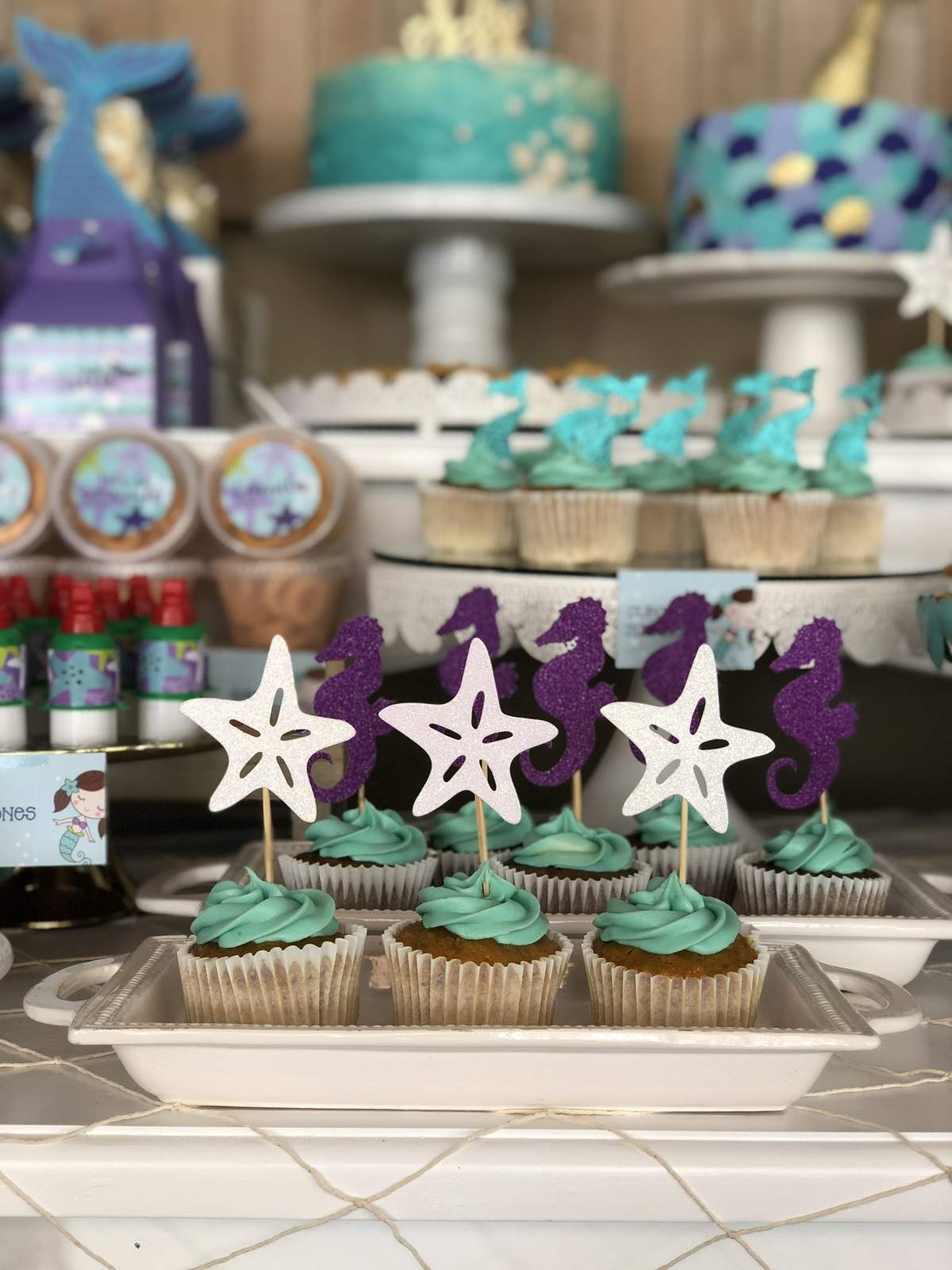 MERMAIDS Birthday Party Ideas | Photo 7 of 32 | Catch My Party