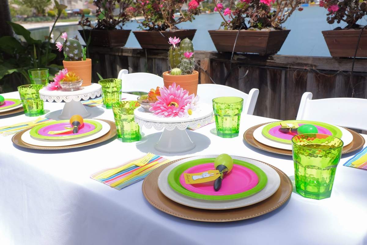 Llama & Cactus Birthday Party Ideas | Photo 1 of 47 | Catch My Party