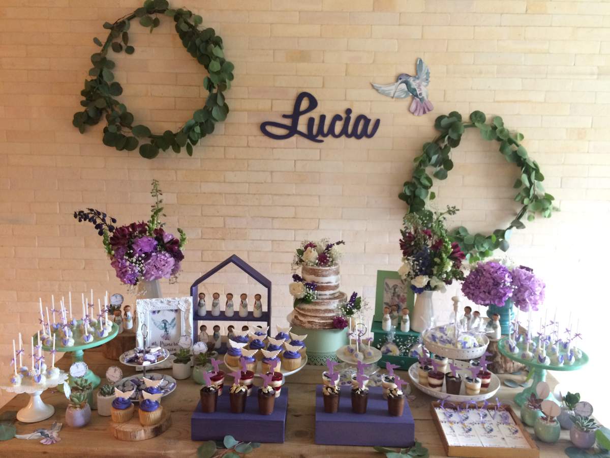 Hummingbird First Communion Party Ideas | Photo 7 of 25 | Catch My Party