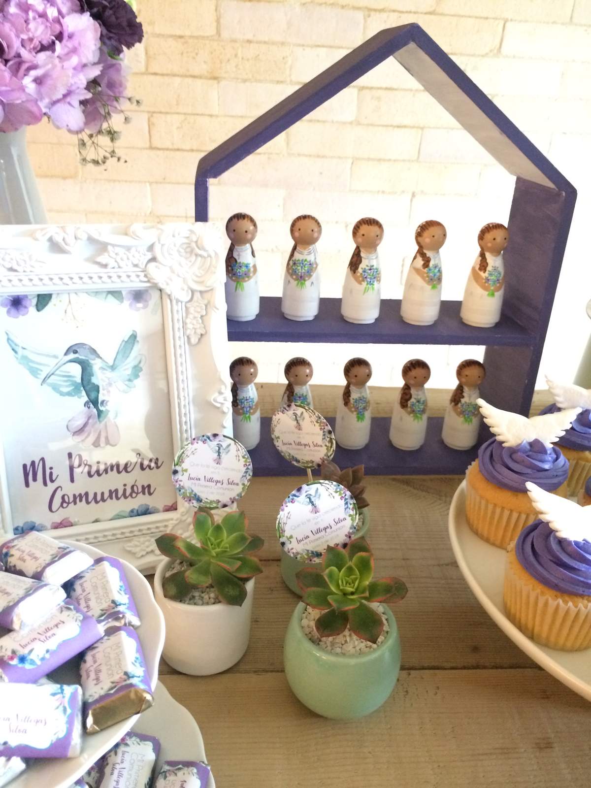 Hummingbird First Communion Party Ideas | Photo 7 of 25 | Catch My Party