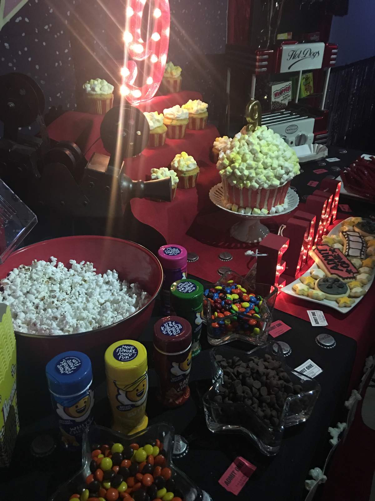 Movie Night Birthday Party Ideas | Photo 1 of 15 | Catch My Party