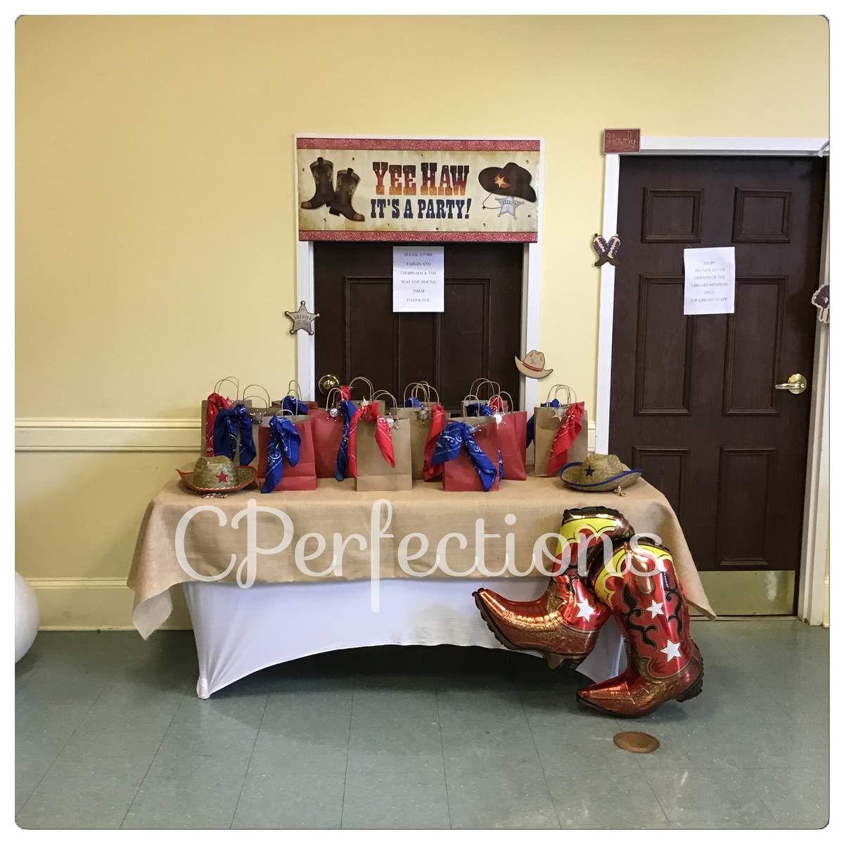 Cowboy Birthday Party Ideas | Photo 1 of 9 | Catch My Party