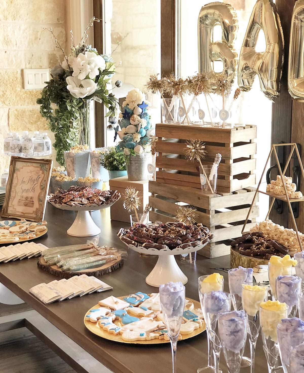 Airplanes/ Jets Baby Shower Party Ideas | Photo 1 of 40 | Catch My Party