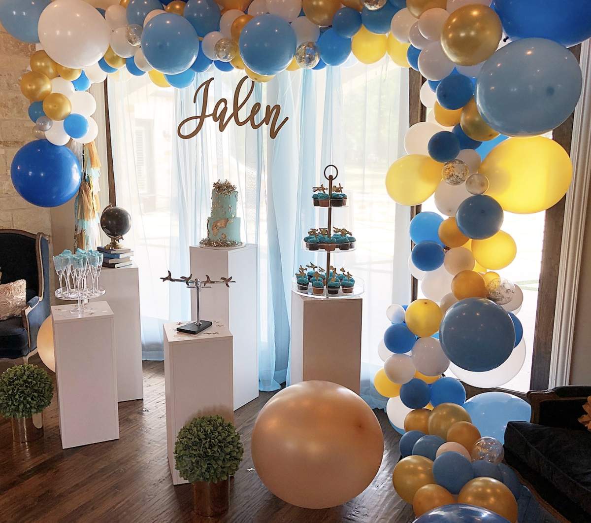 Airplanes/ Jets Baby Shower Party Ideas | Photo 8 of 40 | Catch My Party