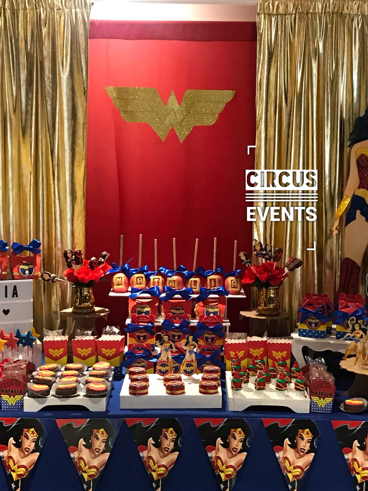 Wonder Woman Birthday Party Ideas | Photo 1 of 23 | Catch My Party