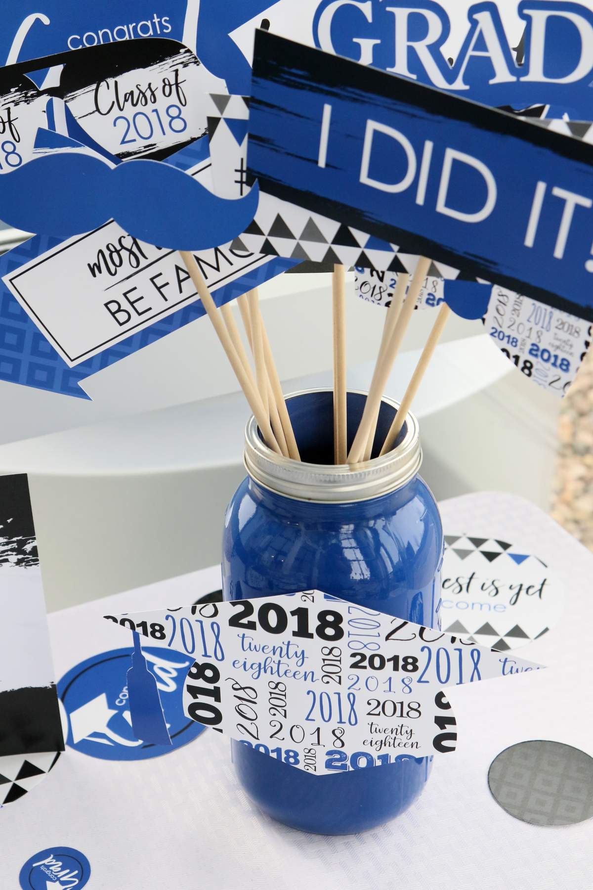 The Best Is Yet To Come - Blue Graduation/End of School Party Ideas ...