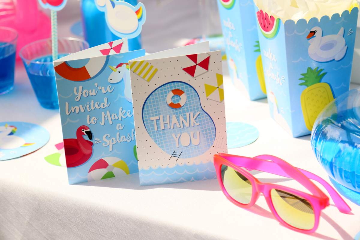 Pool Summer Party Ideas | Photo 1 of 19 | Catch My Party