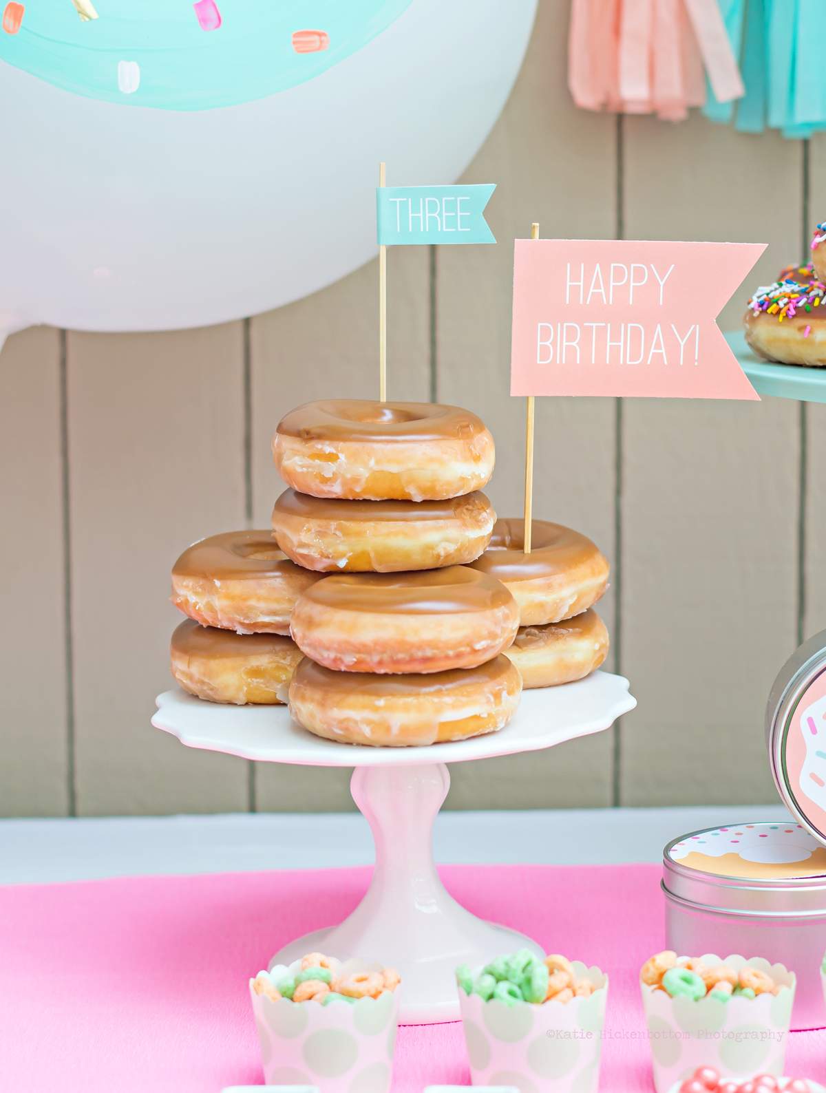 Donuts Birthday Party Ideas | Photo 1 of 17 | Catch My Party