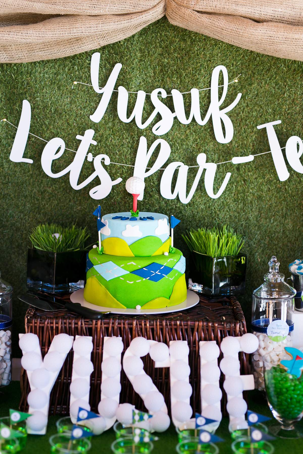 Golf Birthday Party Ideas | Photo 1 of 26 | Catch My Party