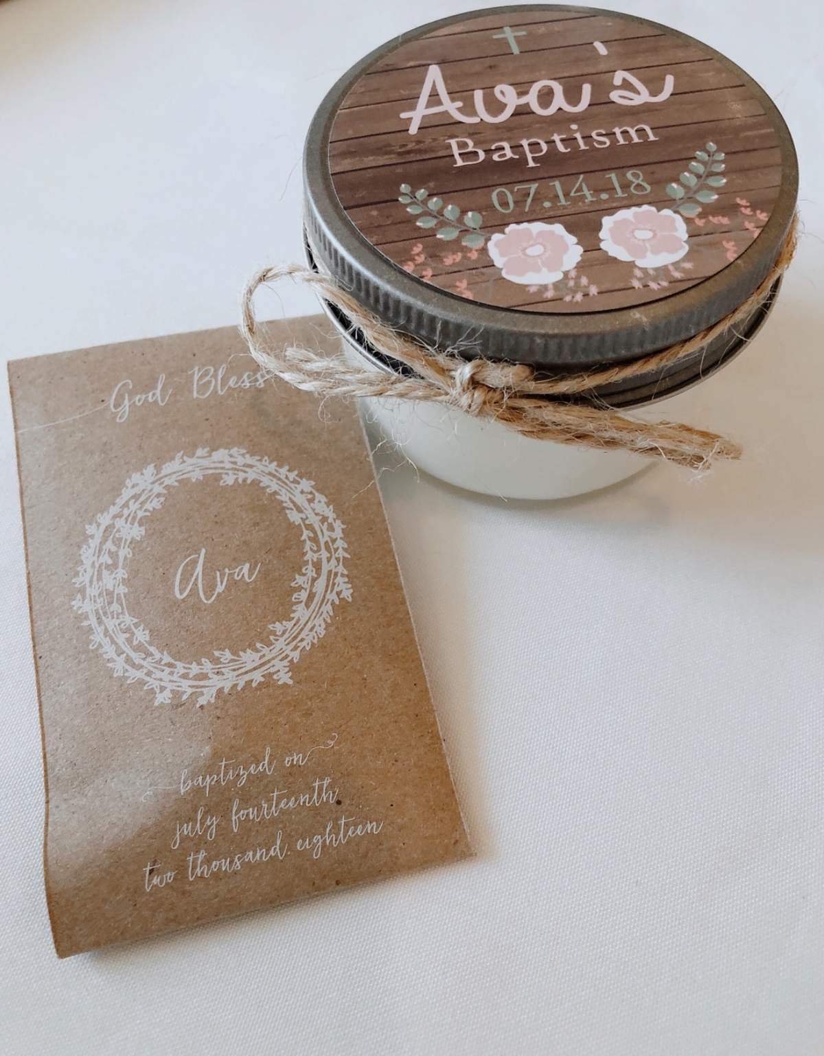 Ava's Rustic Baptism Baptism Party Ideas | Photo 1 of 25 | Catch My Party