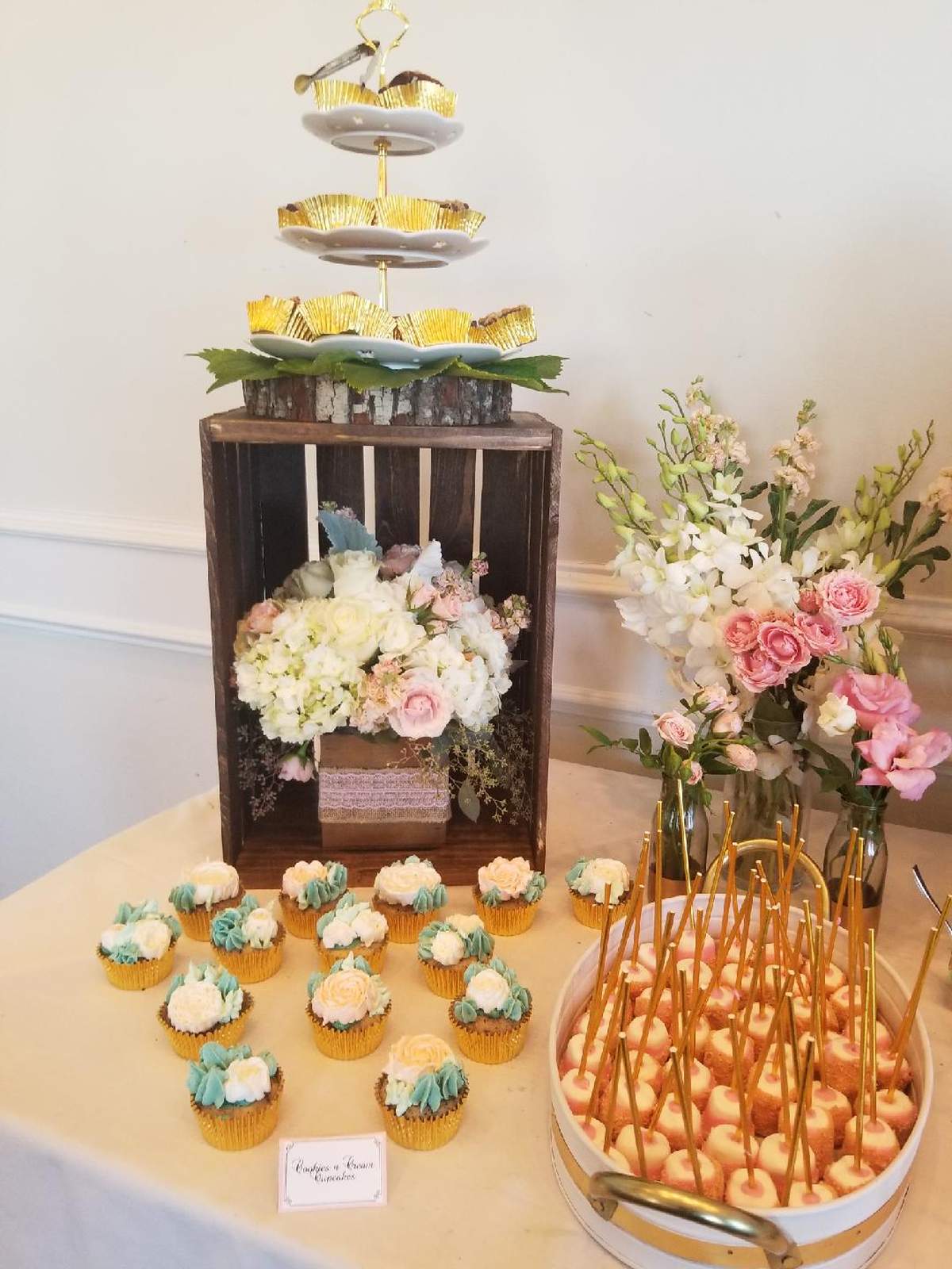 Ava's Rustic Baptism Baptism Party Ideas | Photo 2 of 25 | Catch My Party