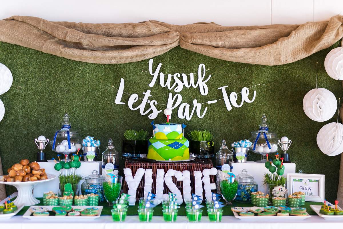 Golf Birthday Party Ideas | Photo 1 of 26 | Catch My Party