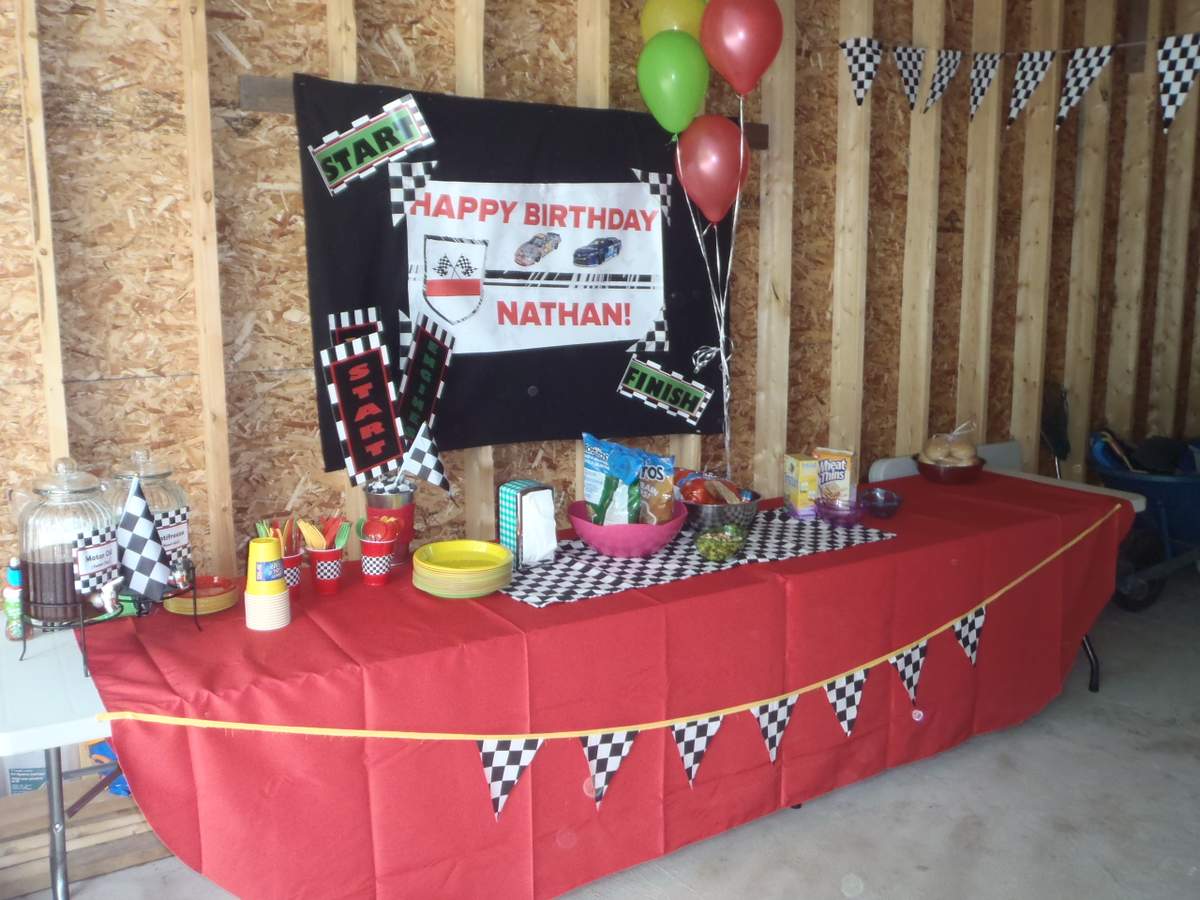 Nascar Birthday Party Ideas | Photo 2 of 10 | Catch My Party