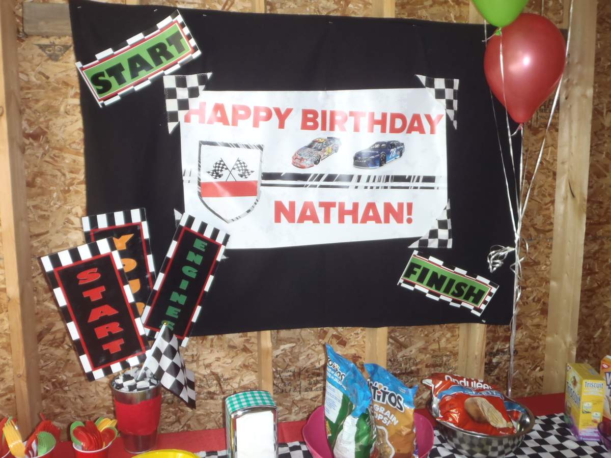 Nascar Birthday Party Ideas | Photo 2 of 10 | Catch My Party