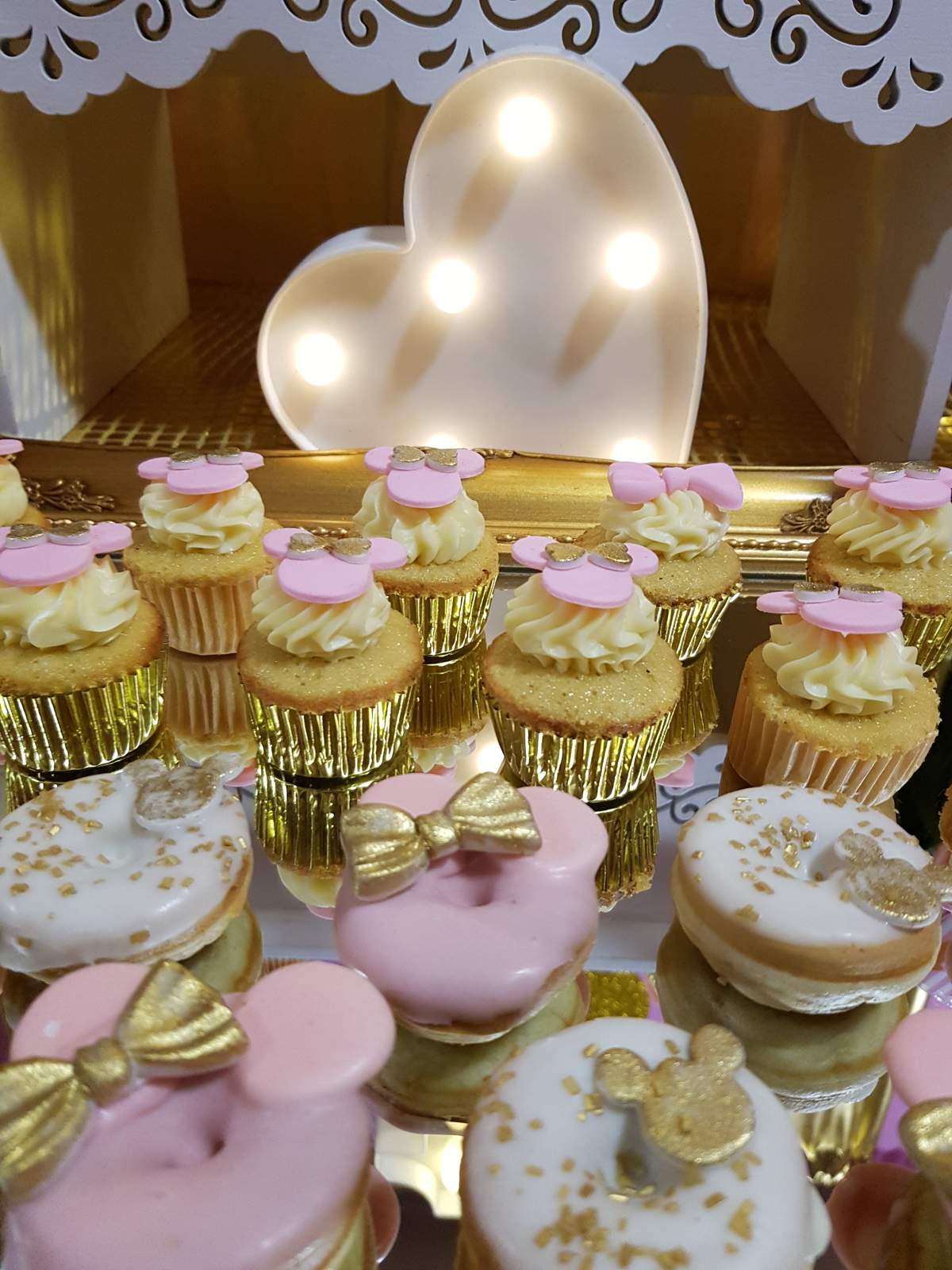 Minnie gold Birthday Party Ideas | Photo 17 of 17 | Catch My Party