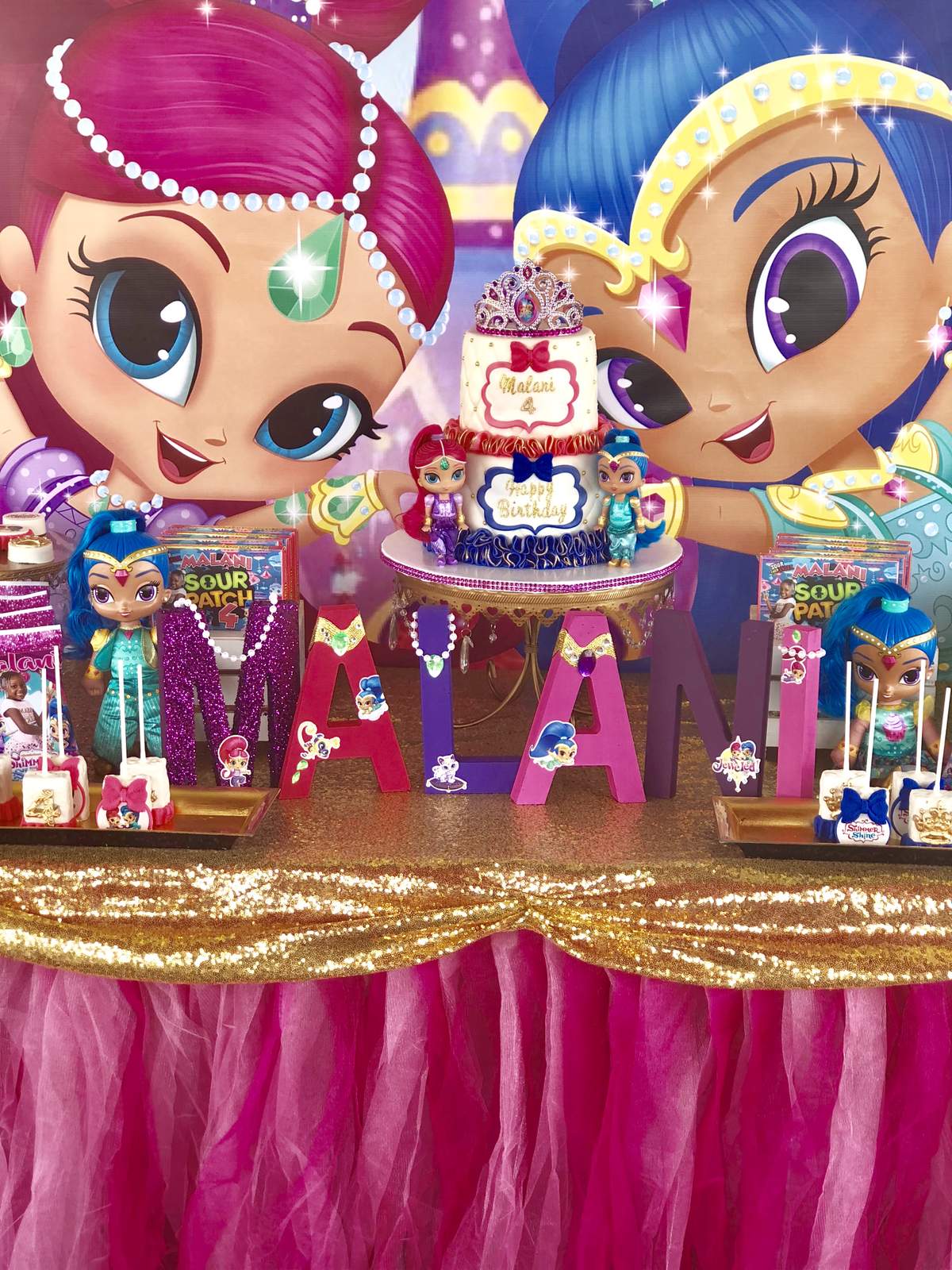 Shimmer and shine Birthday Party Ideas | Photo 1 of 6 | Catch My Party
