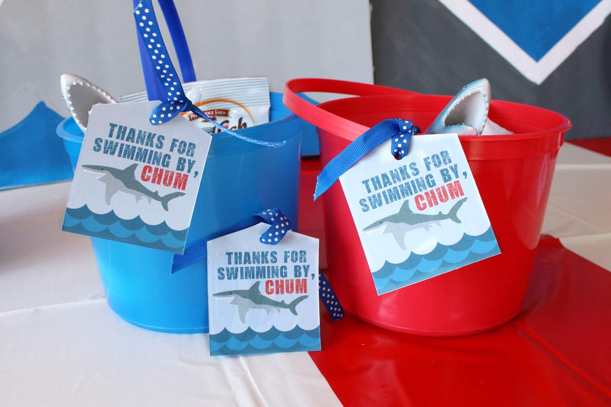 Sharks Birthday Party Ideas | Photo 2 of 16 | Catch My Party