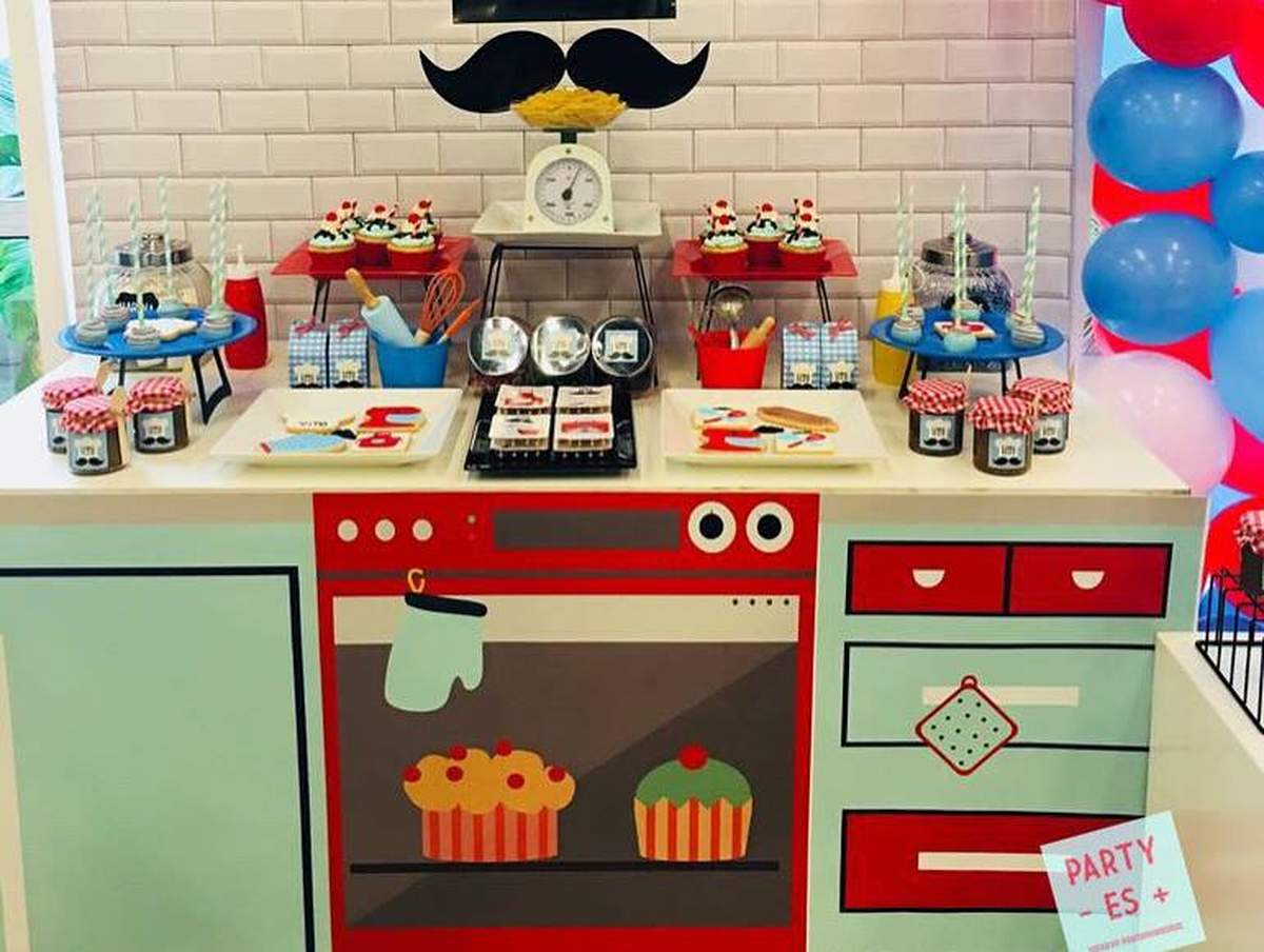 Chef / Cooking / Baking Birthday Party Ideas | Photo 2 of 12 | Catch My ...