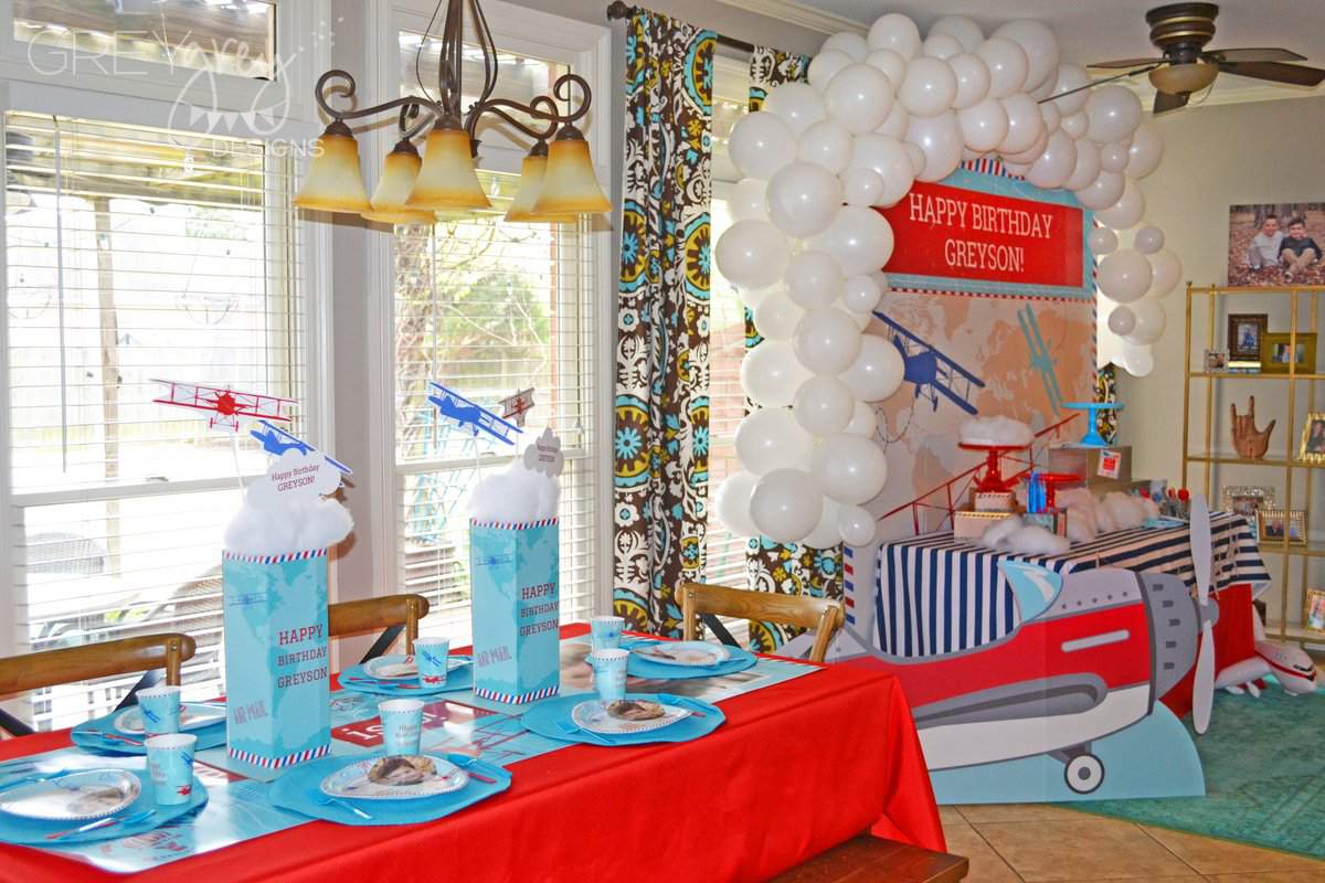 Airplane Birthday Party Ideas | Photo 2 of 62 | Catch My Party