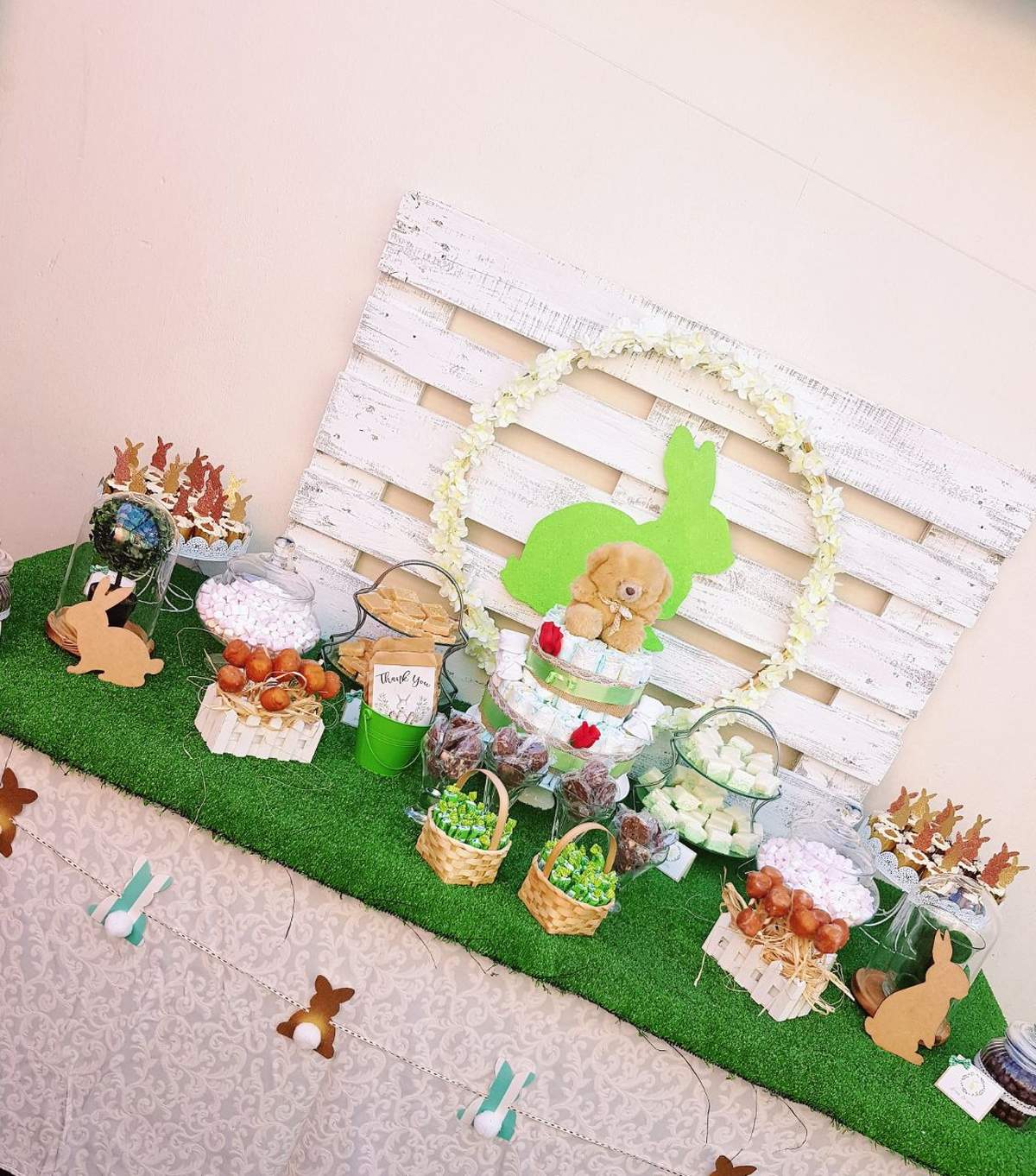 Bunny Baby Shower Party Ideas | Photo 2 of 25 | Catch My Party