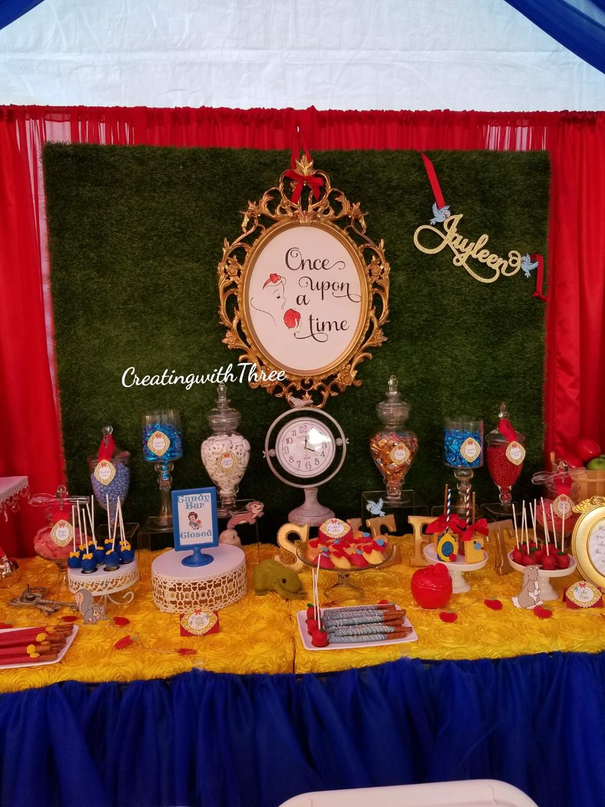 Snow white and the 7 dwarfs / Birthday "JAYLEEN'S Snow White 1st ...