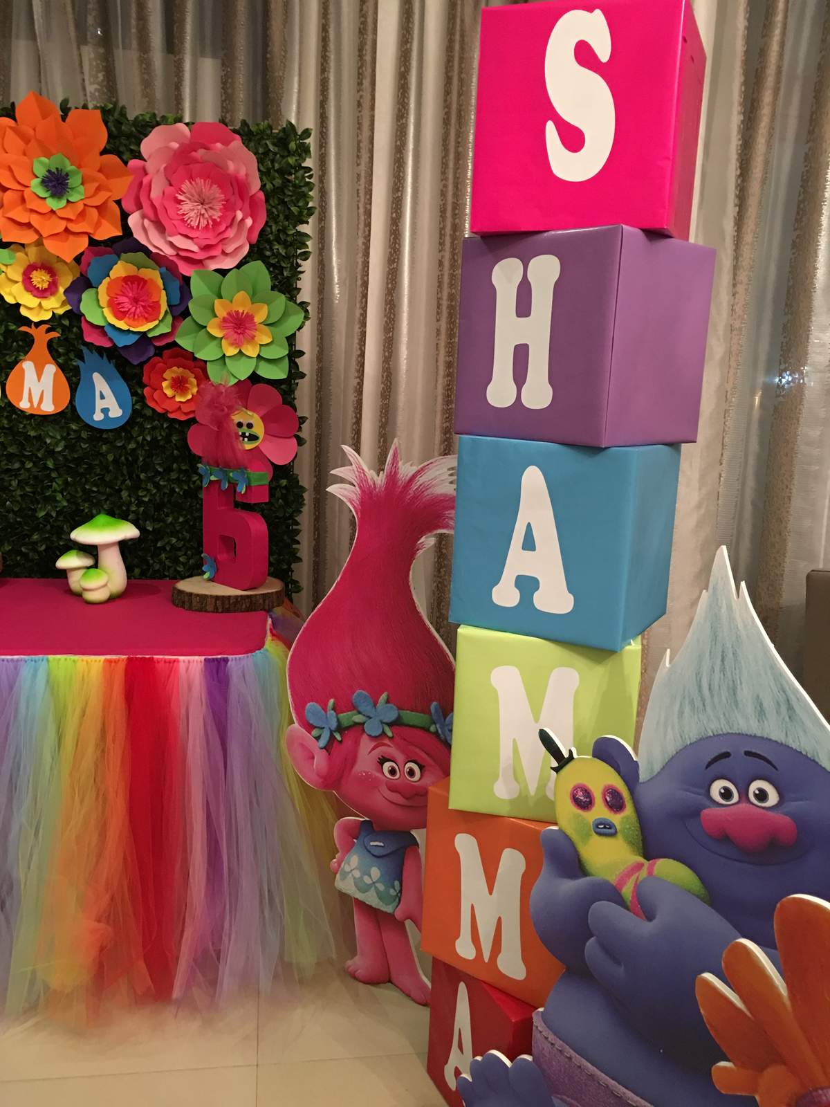 Trolls Birthday Party Ideas | Photo 12 of 14 | Catch My Party