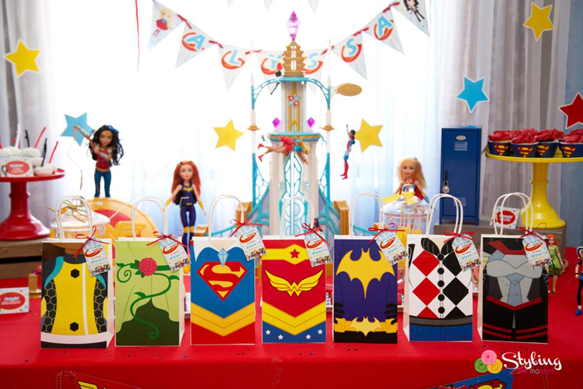 dc superhero girls Birthday Party Ideas | Photo 1 of 32 | Catch My Party
