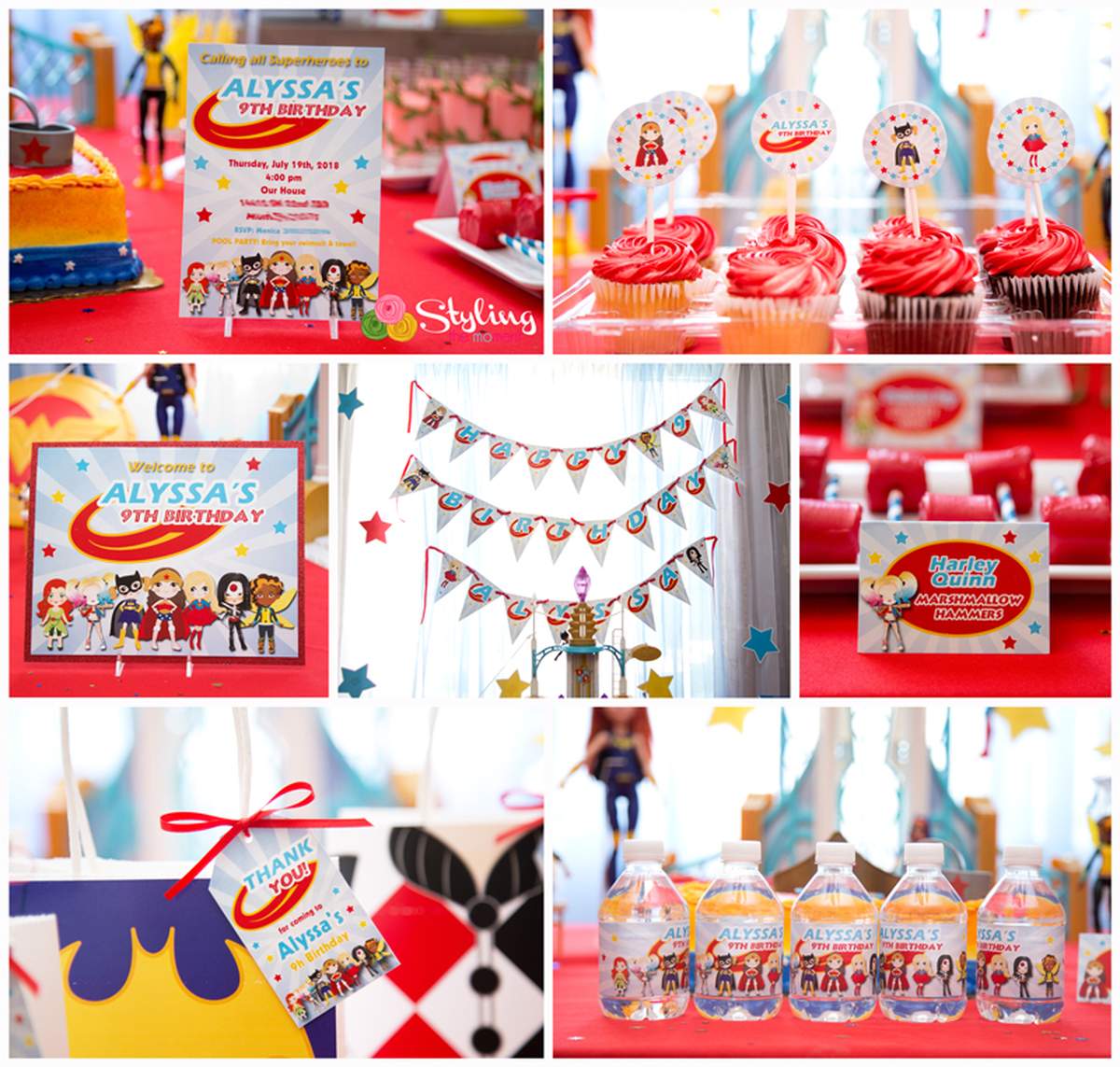 dc superhero girls Birthday Party Ideas | Photo 1 of 32 | Catch My Party