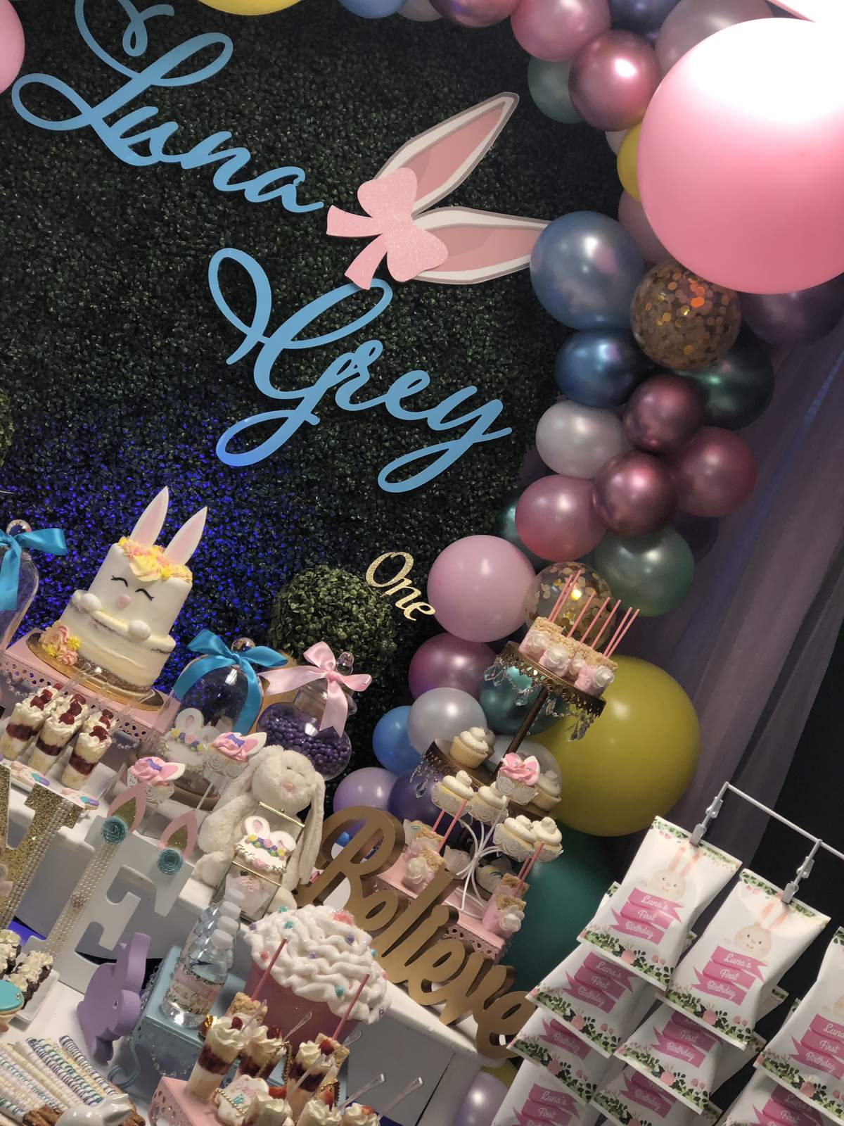 Bunnies / Rabbits Birthday Party Ideas | Photo 22 of 26 | Catch My Party