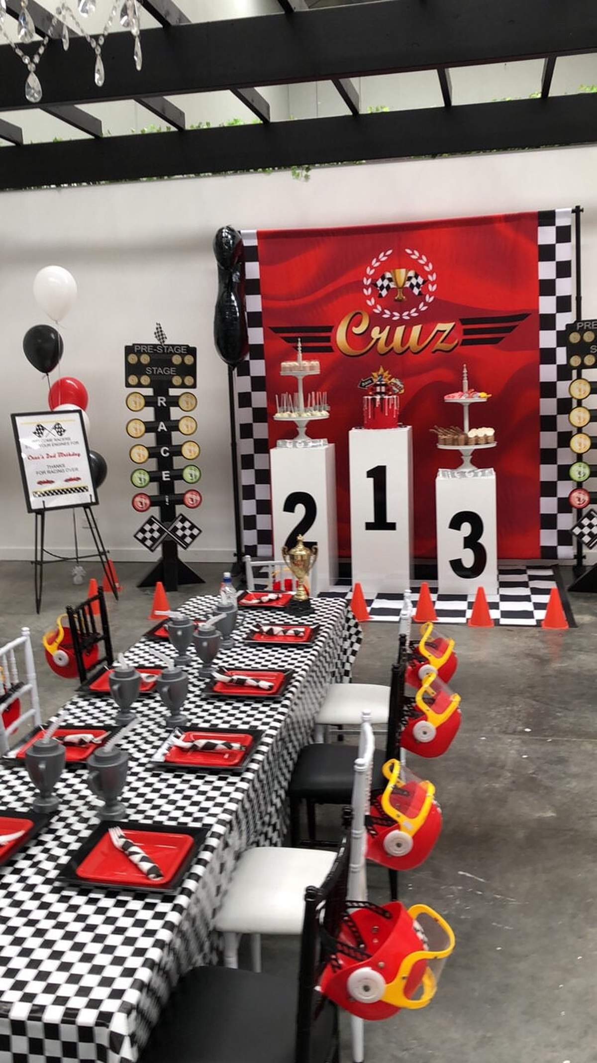 race cars Birthday Party Ideas | Photo 2 of 6 | Catch My Party