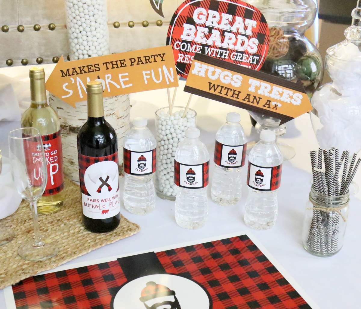Lumberjack Birthday Party Ideas | Photo 1 of 18 | Catch My Party