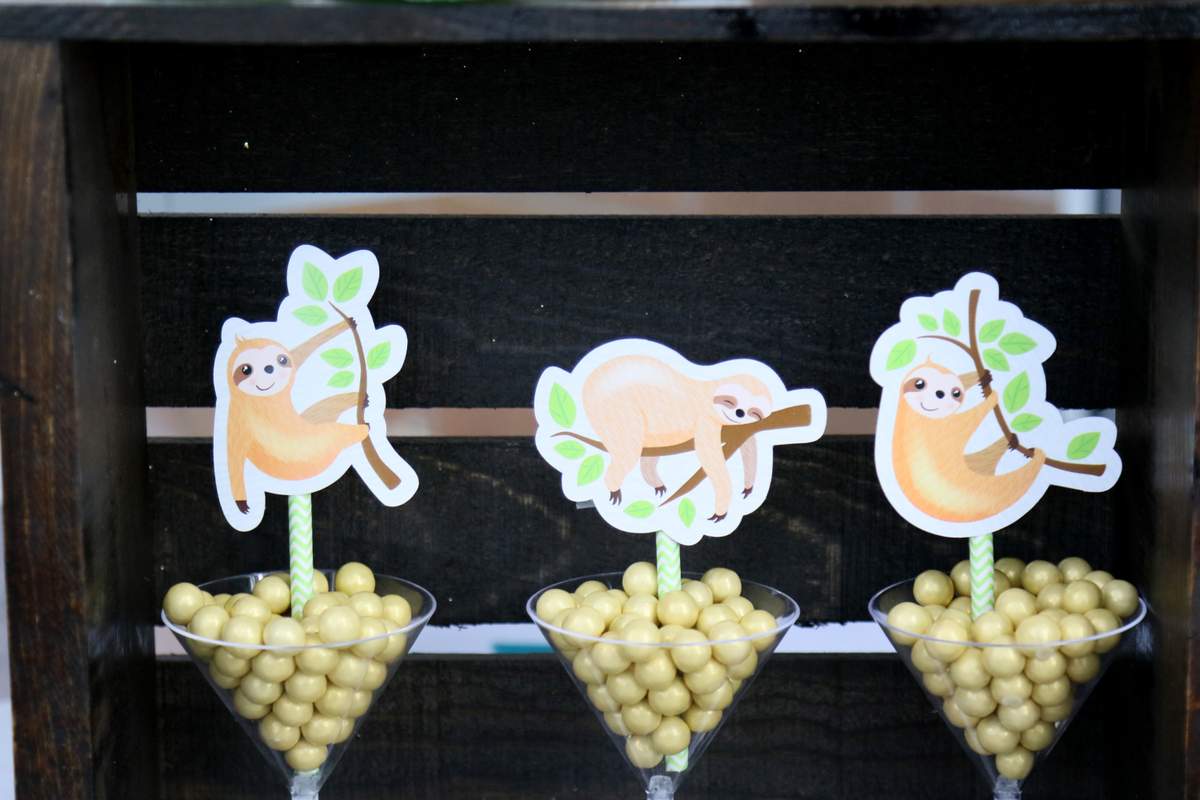 Sloth Birthday Party Ideas | Photo 5 of 16 | Catch My Party