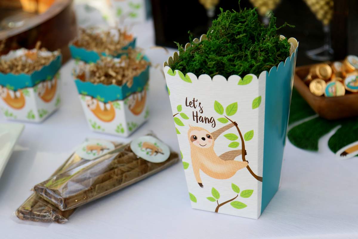 Sloth Birthday Party Ideas | Photo 5 of 16 | Catch My Party
