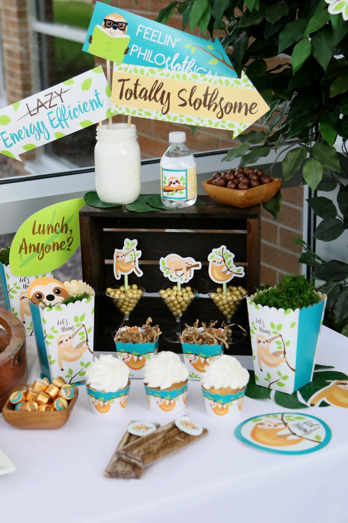 Sloth Birthday Party Ideas | Photo 5 of 16 | Catch My Party