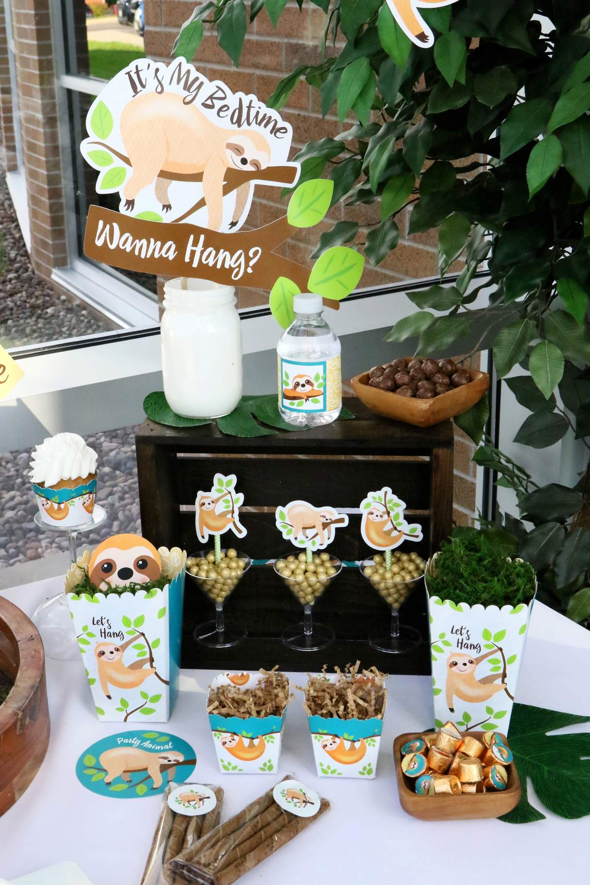 Sloth Birthday Party Ideas | Photo 5 of 16 | Catch My Party