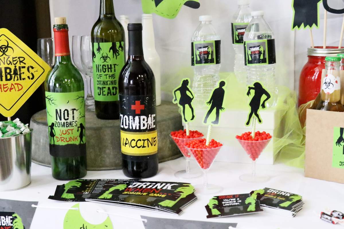 Zombies Halloween Party Ideas | Photo 1 of 13 | Catch My Party