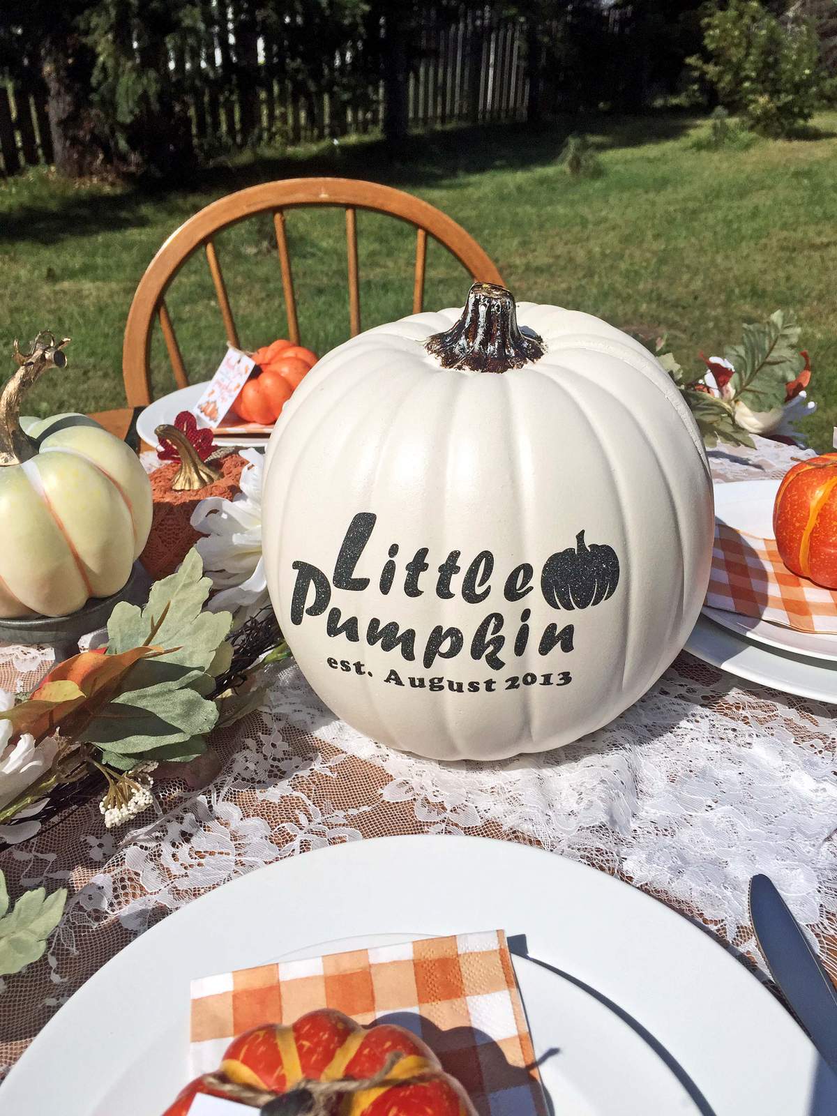 Pumpkin Baby Shower Party Ideas | Photo 7 of 17 | Catch My Party