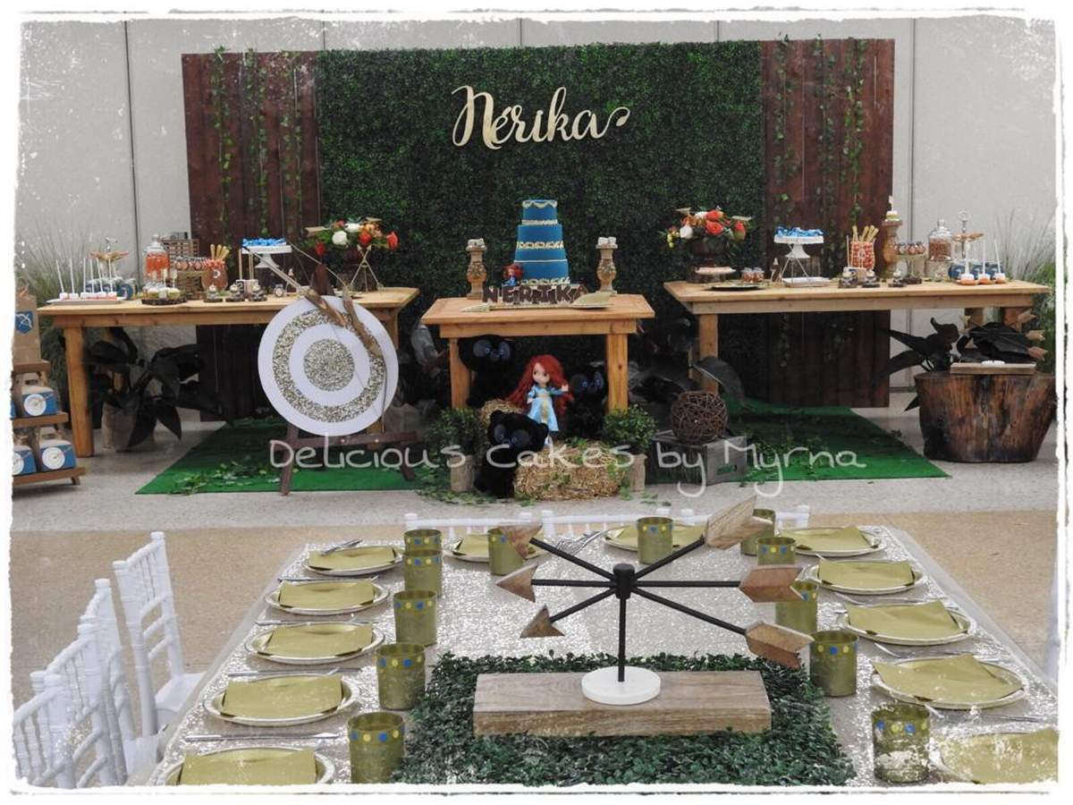 Merida Brave Birthday Party Ideas | Photo 20 of 21 | Catch My Party