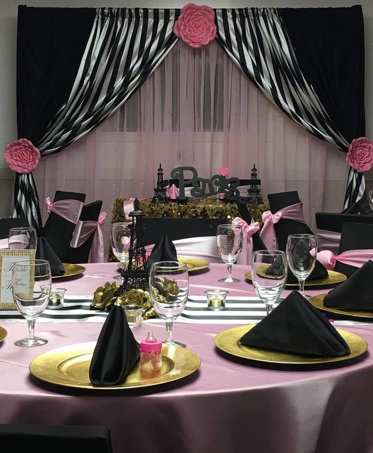 Paris / Baby Shower "Rolland's Paris Theme Baby Shower" | Catch My Party