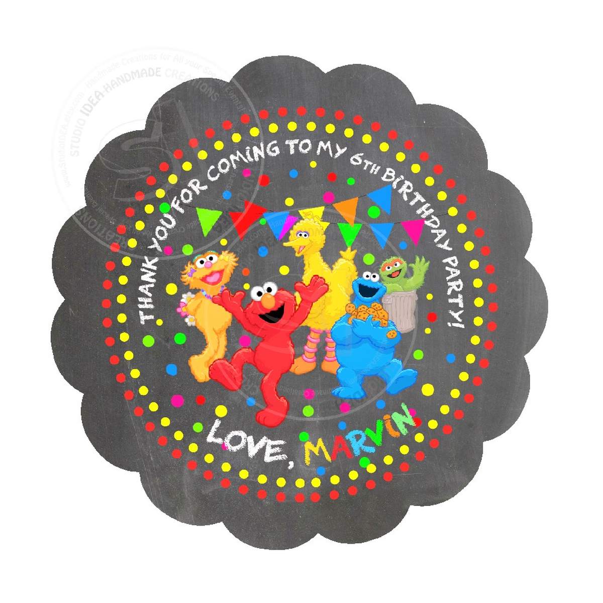 Sesame street Birthday Party Ideas | Photo 5 of 5 | Catch My Party