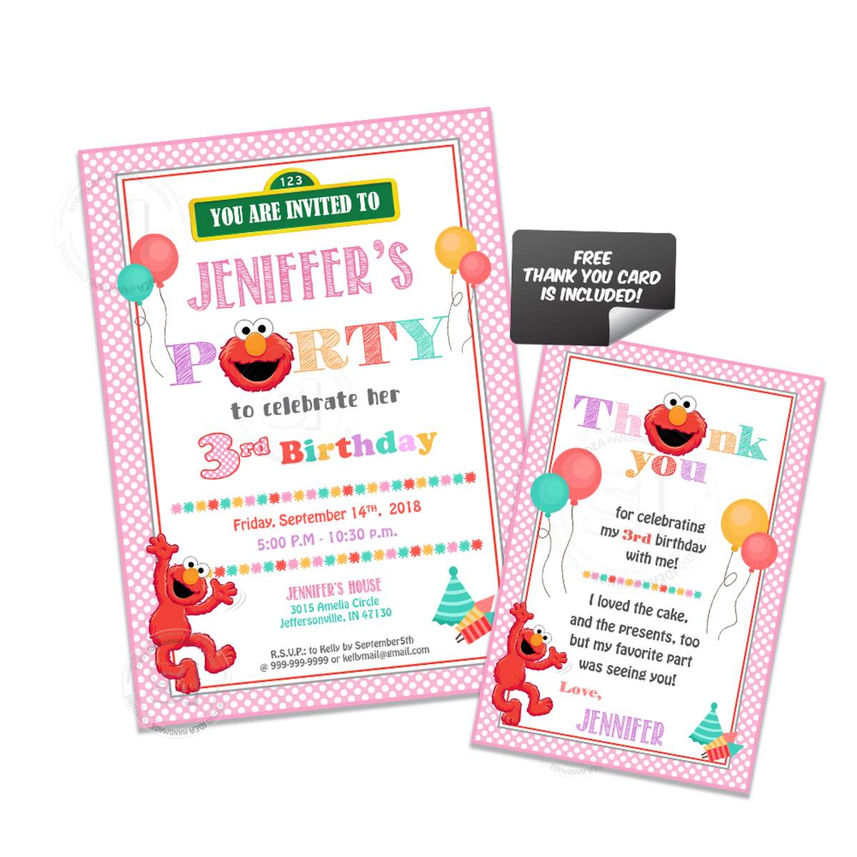 Sesame street for girls / Birthday "Girly Elmo Party" | Catch My Party