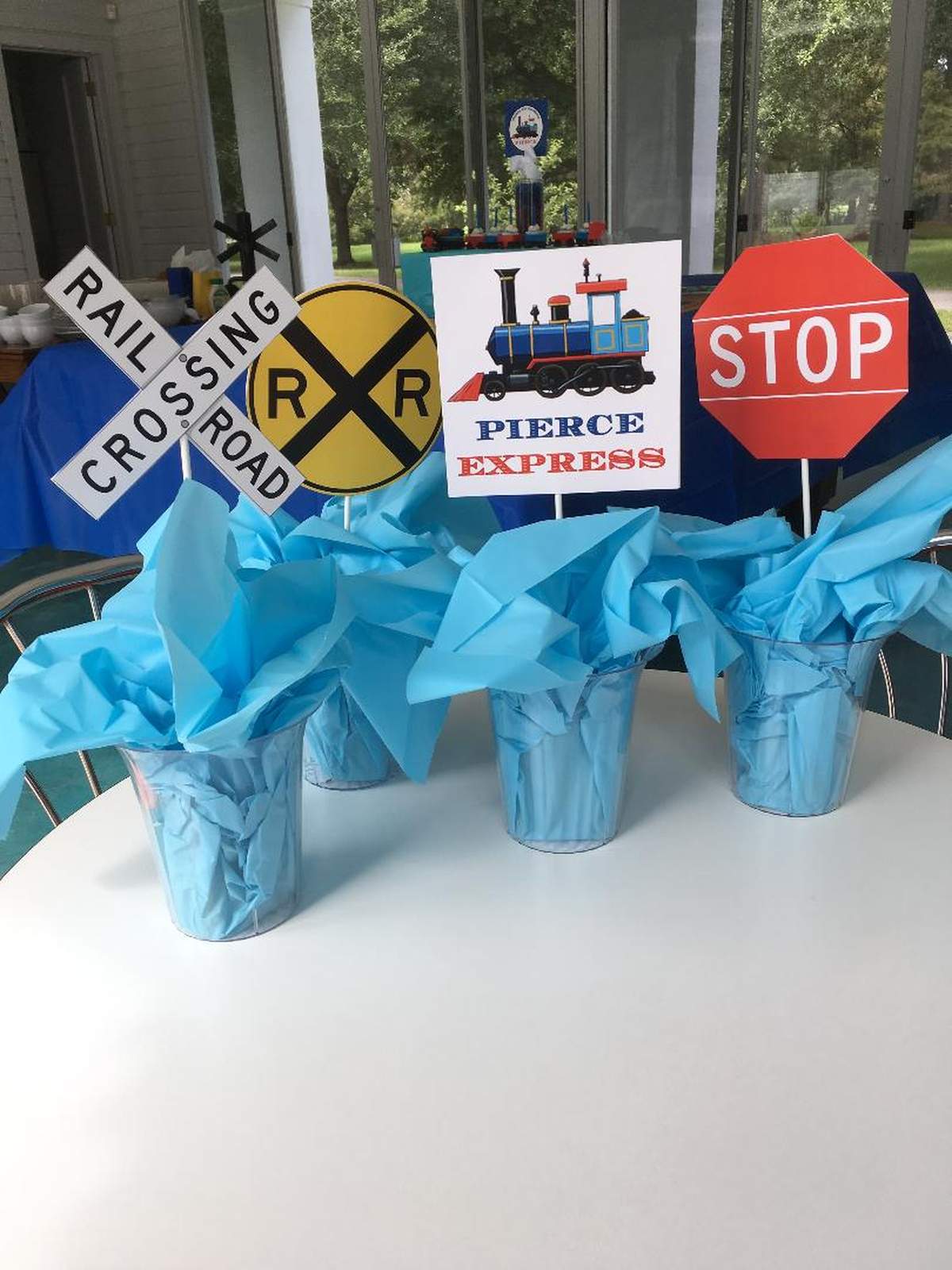 Trains Birthday Party Ideas | Photo 6 of 18 | Catch My Party